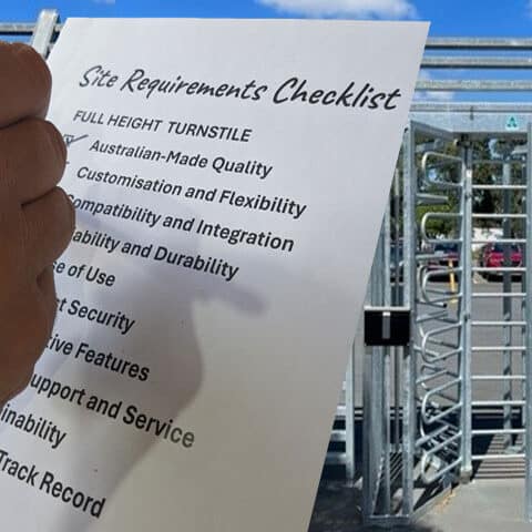 Australian Made TriStar F21 Full Height Turnstile - Rotech Automation